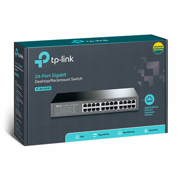 TP-LINK 24-Port Gigabit Unmanaged Desktop/Rackmount Switch - DTec Computers