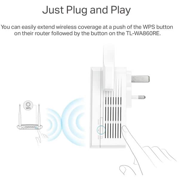 TP-LINK 300Mbps Wall-Plug Wifi Range Extender - DTec Computers