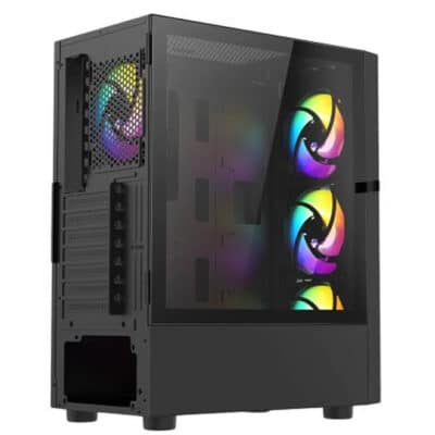 Vida Tempest Black ARGB Gaming Case - DTec Computers