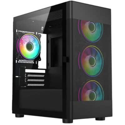 Vida Zephyr Black ARGB Gaming Case - DTec Computers